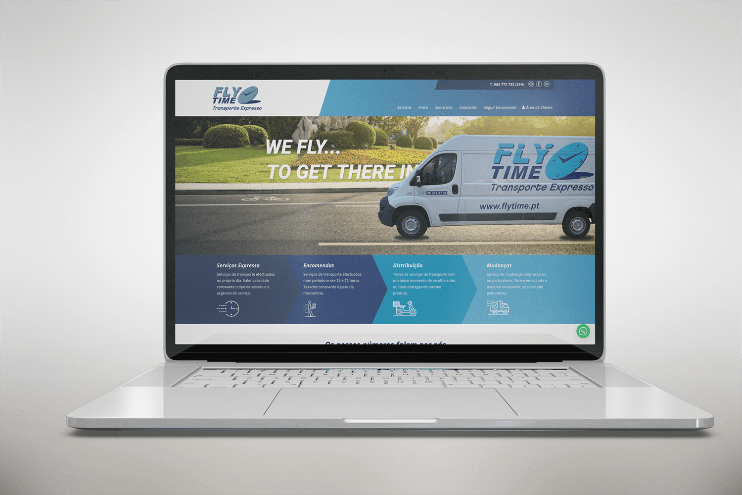 Flytime website | PholiumSigma Design